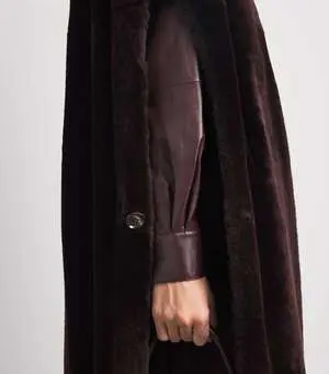 Kiton Shearling Cape