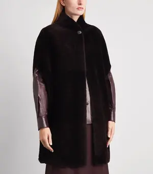 Kiton Shearling Cape