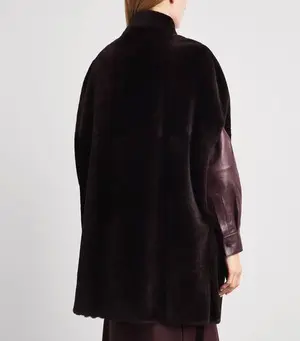Kiton Shearling Cape