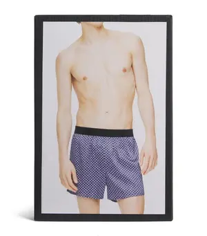 TOM FORD Stretch-silk Printed Boxer Shorts