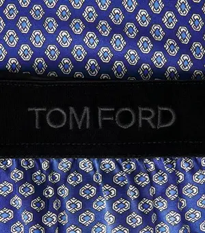 TOM FORD Stretch-silk Printed Boxer Shorts