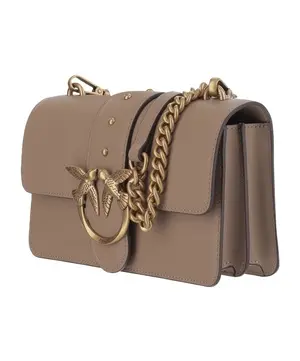 Pinko Love Birds Chain-linked Shoulder Bag