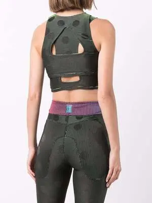 Nike Polka Dot Performance Cropped Top