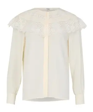 Chloé Long-sleeved Top - White