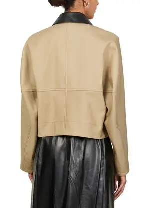 Givenchy Collared Long-sleeved Short Coat