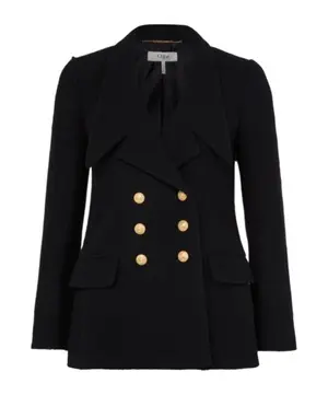 Chloé Double Breasted Blazer - Black