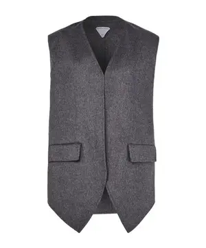 Bottega Veneta V-neck Sleeveless Vest - Black