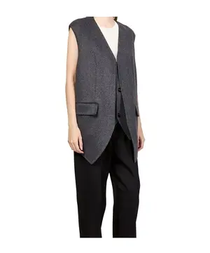 Bottega Veneta V-neck Sleeveless Vest