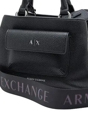 Armani Exchange Logo-detail Pocket Tote Bag