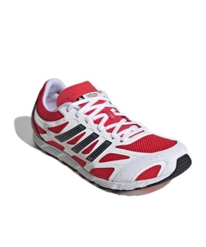 ADIDAS ORIGINALS Adizero Pr Lace-up Sneakers - Cloud White/pure Ruby Red/core Black