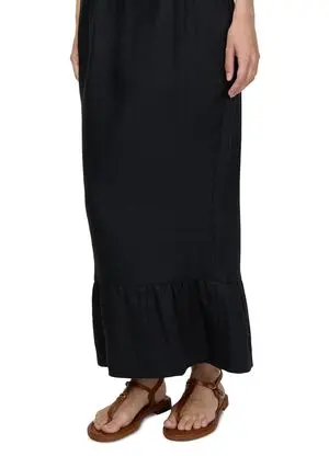 Posse Matilda Column Skirt - Black