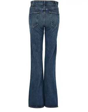 NILI LOTAN Belt Loop Denim Trousers
