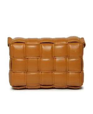 Bottega Veneta Woven Shoulder Bag - Brown