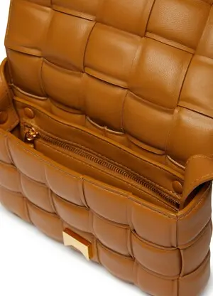 Bottega Veneta Woven Shoulder Bag - Brown