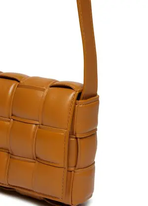 Bottega Veneta Woven Shoulder Bag - Brown