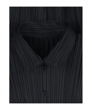 Issey Miyake Pleated Button-up Shirt