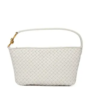 Bottega Veneta Small Knot Shoulder Bag - White