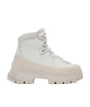 Canada Goose Lace-up Platform Ankle Boots - White