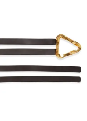 Bottega Veneta Triangle Buckle Belt