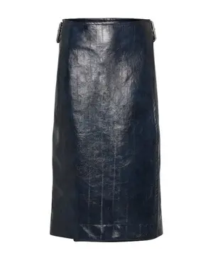 Bottega Veneta Embossed Skirt - Black