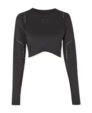 ADIDAS ORIGINALS Boa Cropped Long Sleeve T-shirt