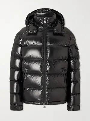 Moncler Moncler Maya Quilted Shell Down Jacket Black