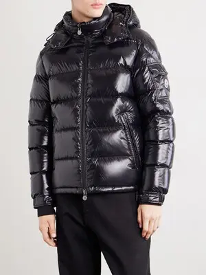 Moncler Maya Quilted Shell Down Jacket - Black