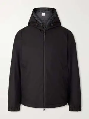 Moncler Shell-trimmed Twill Down Jacket