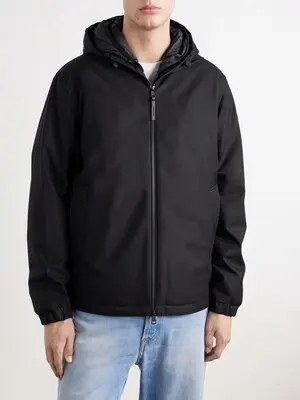 Moncler Shell-trimmed Twill Down Jacket