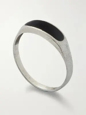 FOUNDWELL Vintage Sterling Onyx Ring