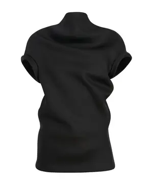 Khaite Tandie Short-sleeved Top - Black