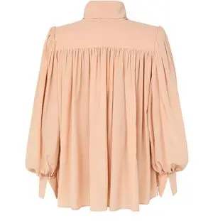 Chloé Lavalliere Collar Blouse