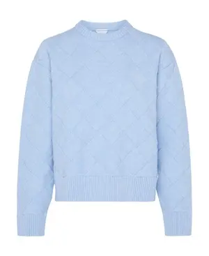 Bottega Veneta Round Neck Sweater - Blue