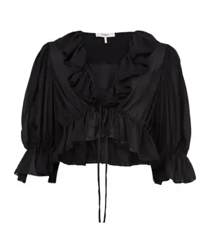 Chloé Long-sleeved Blouse - Black