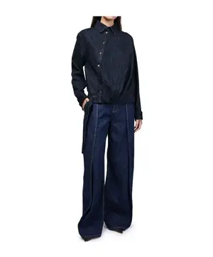 Loewe Draped Denim Shirt