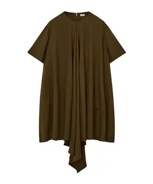 Loewe Viscose Trapeze Dress - Brown