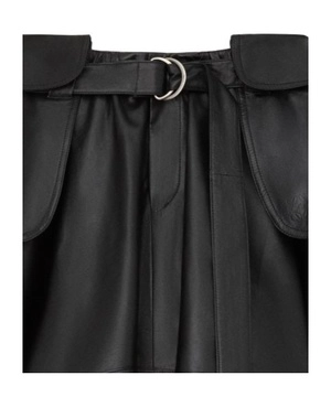 Loewe Leather Cargo Skirt
