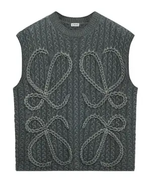Loewe Wool Gilet - Black