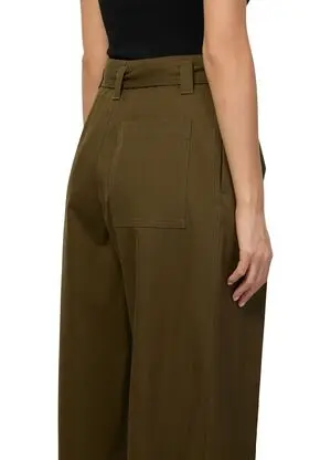 Loewe Cotton And Silk Straight-leg Trousers