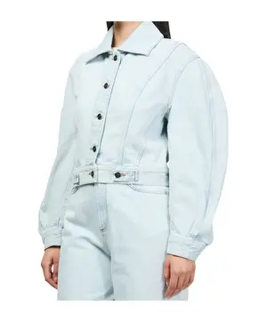 Givenchy Back-to-front Cocoon Jacket In Denim
