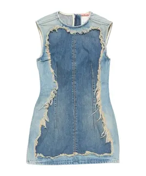Acne Studios Denim Mini Dress - Blue