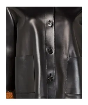 Loewe Turn-up Jacket In Nappa Lambskin