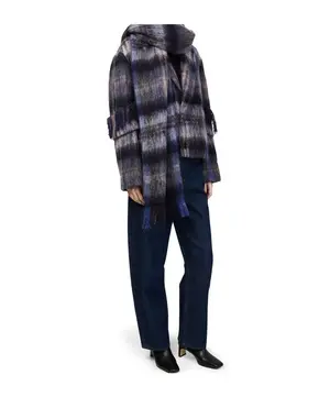 Loewe Jacket In Mohair And Wool Blend