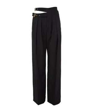 Chloé Pleated Casual Pants - Black