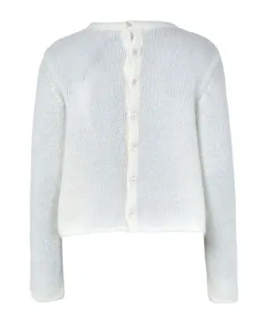 Loewe Mohair Blend Cardigan - White