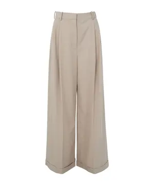 Loewe Wide-leg Pants - Nude