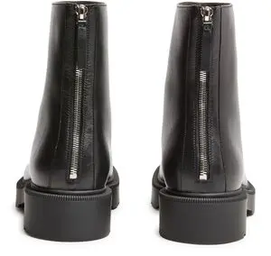 THE ROW Nobilis Leather Ankle Boots