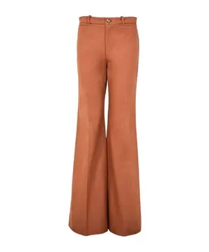 Chloé Flared Pants - Brown