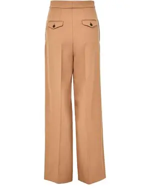 Chloé Straight Pleated Pants