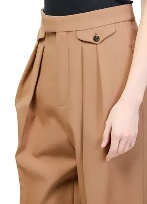 Chloé Straight Pleated Pants